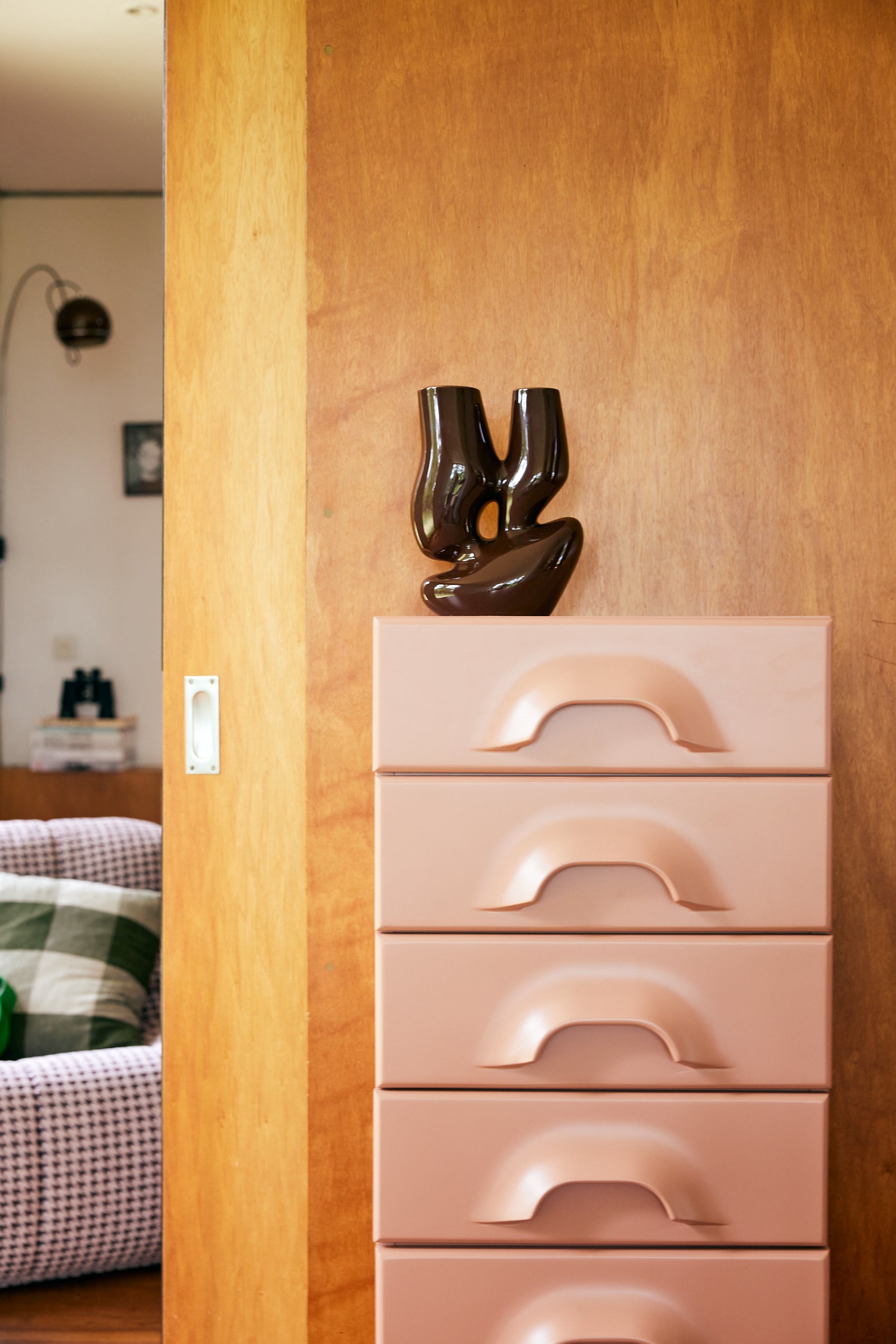 Chest of 7 Drawers in Blush Pink by hkliving northhome